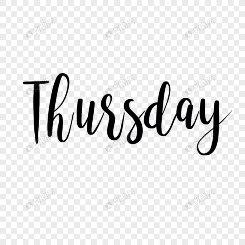 thursday元素素材下载-正版素材401356859-摄图网