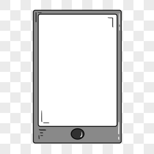 手机边框元素_免抠素材_PNG图片下载-摄图网