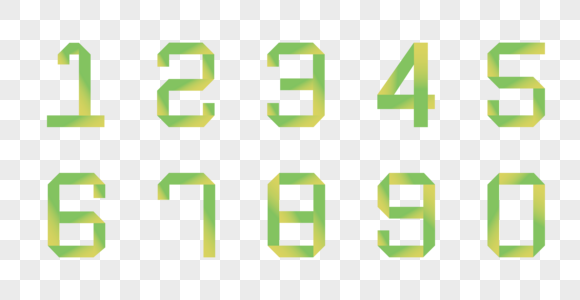 1234数字图片-1234数字素材图片大全-摄图网