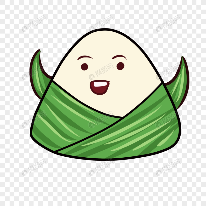 卡通粽子元素素材下载-正版素材401383186-摄图网