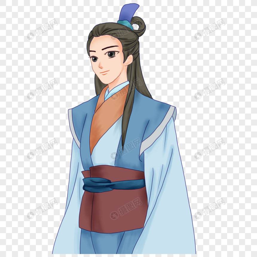 古风男子元素素材下载-正版素材401402581-摄图网