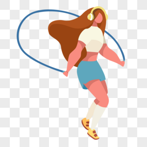跳绳图标免抠矢量插画素材元素素材下载-正版素材401274258-摄图网
