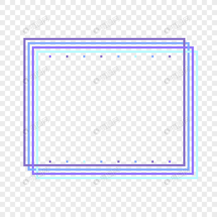 彩色边框元素素材下载-正版素材401419151-摄图网