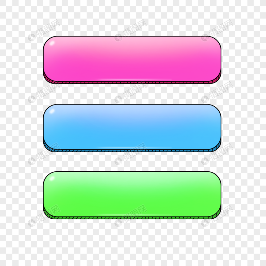 彩色边框元素素材下载-正版素材401419925-摄图网