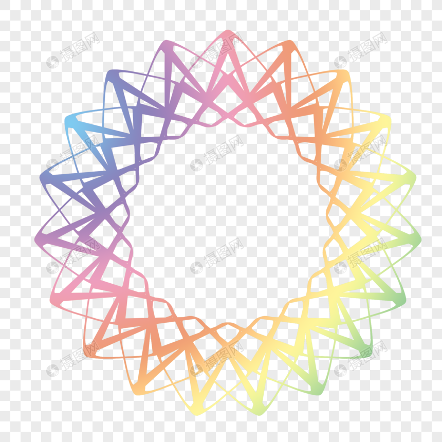 彩色边框元素素材下载-正版素材401458362-摄图网