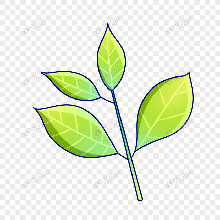 卡通叶子图片元素素材下载-正版素材401485896-摄图网