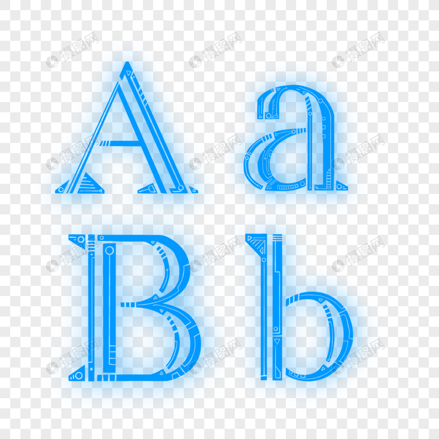 字母AaBb元素素材下载-正版素材401489121-摄图网