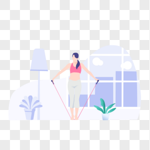 跳绳元素素材下载-正版素材401170921-摄图网