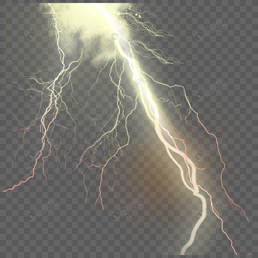 手绘闪电元素素材下载-正版素材401522166-摄图网