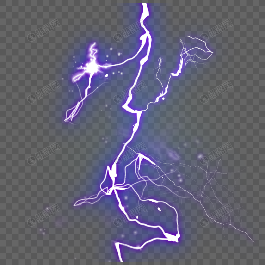 闪电元素素材下载-正版素材401522259-摄图网