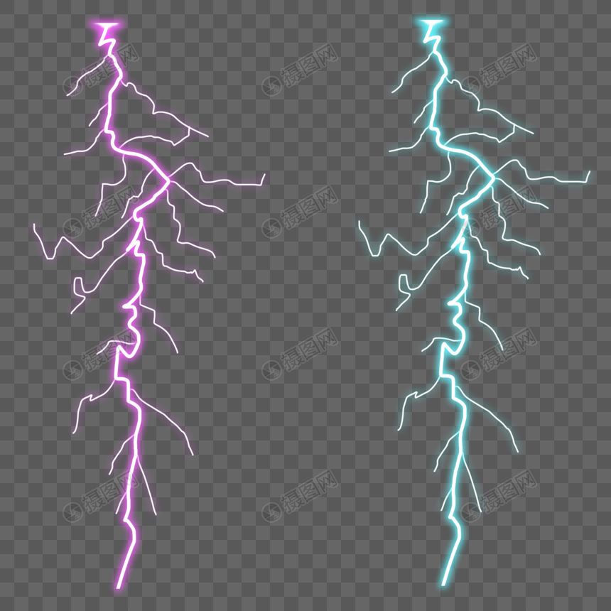 闪电元素素材下载-正版素材401530225-摄图网