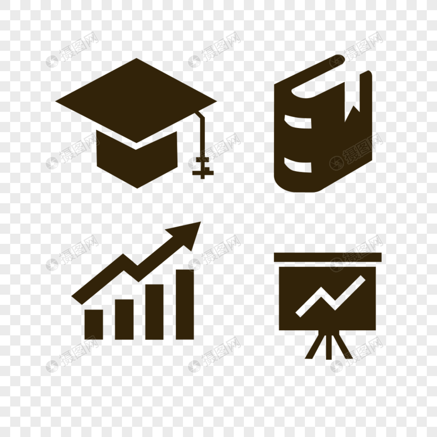 卡通教育类图标元素元素素材下载-正版素材401539923-摄图网