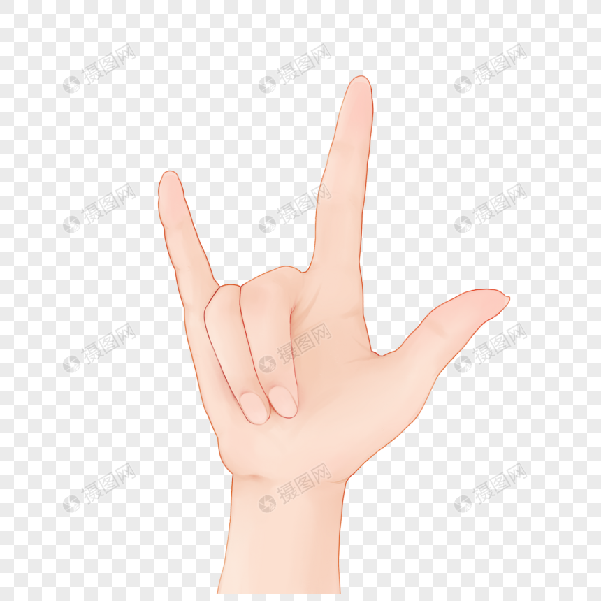 手绘卡通手元素素材下载-正版素材401556901-摄图网