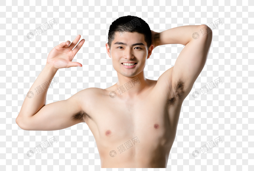 男性身材展示元素素材下载-正版素材401585604-摄图网