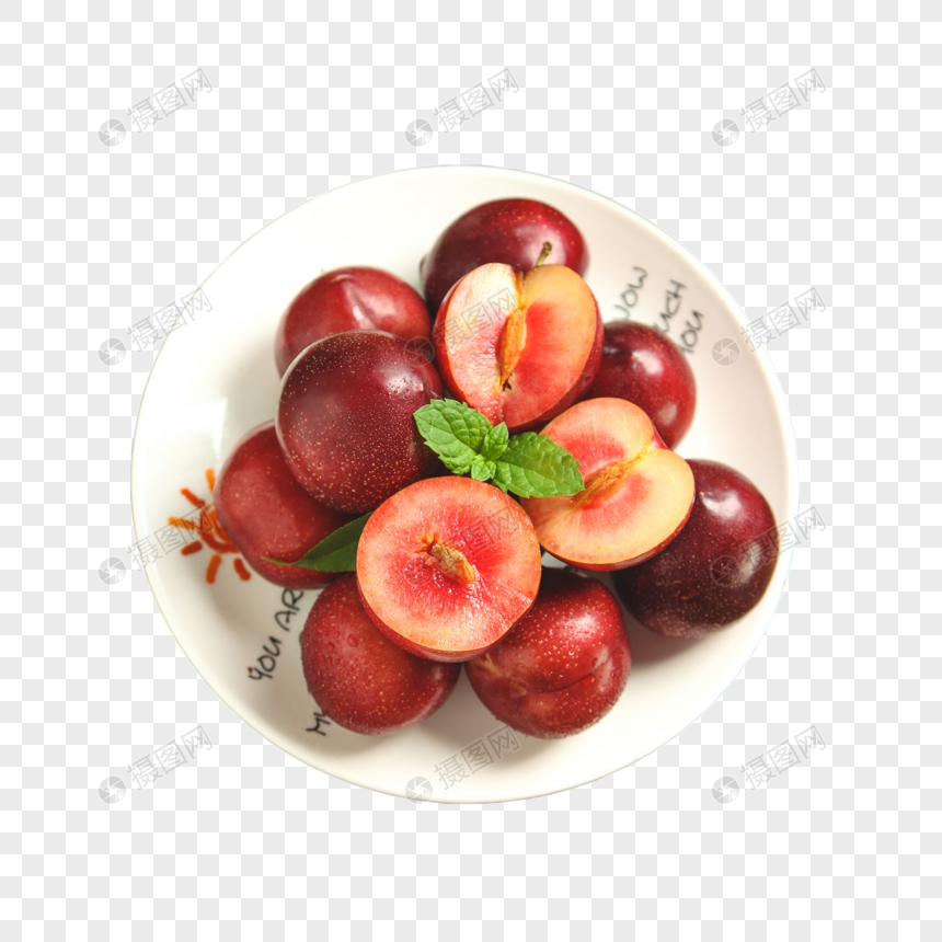 红李子元素素材下载-正版素材401624405-摄图网