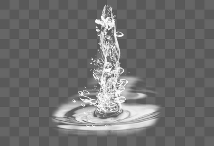 透明水柱喷溅元素素材下载-正版素材401637563-摄图网