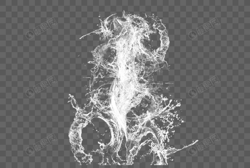 水柱喷溅元素素材下载-正版素材401637561-摄图网