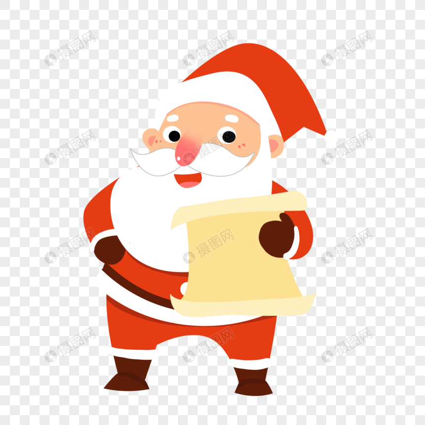 圣诞老人卡通形象元素素材下载-正版素材401646972-摄图网