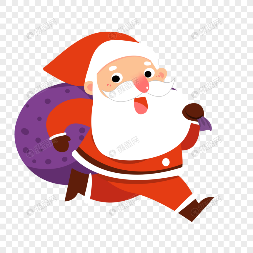 圣诞老人卡通形象元素素材下载-正版素材401646982-摄图网