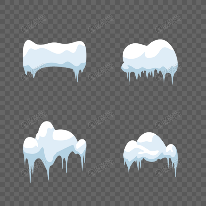 融化的冰雪元素素材下载-正版素材401658584-摄图网