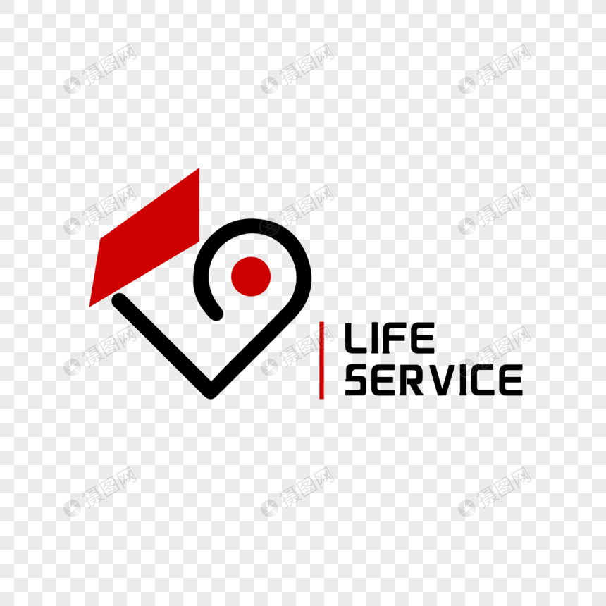 生活服务logo元素素材下载-正版素材401691073-摄图网