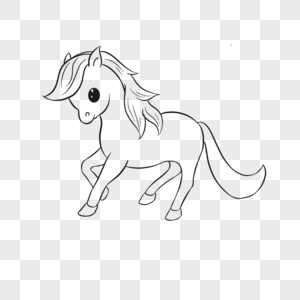 小马卡通图片_小马卡通素材图片大全_摄图网