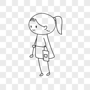 努力挣钱的小人简笔画元素素材下载-正版素材401706578-摄图网