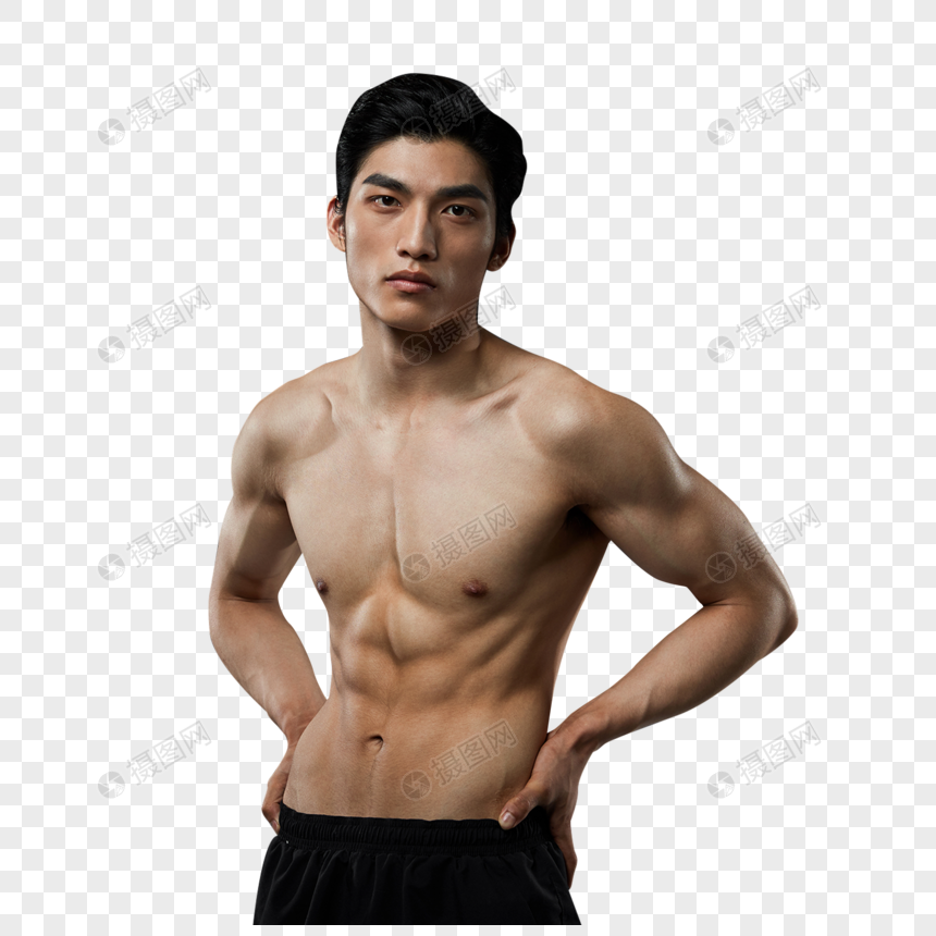 运动男性肌肉展示元素素材下载-正版素材401766024-摄图网