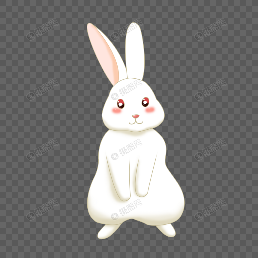 月兔元素素材下载-正版素材401792266-摄图网