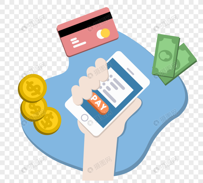 移动支付元素素材下载-正版素材401811389-摄图网