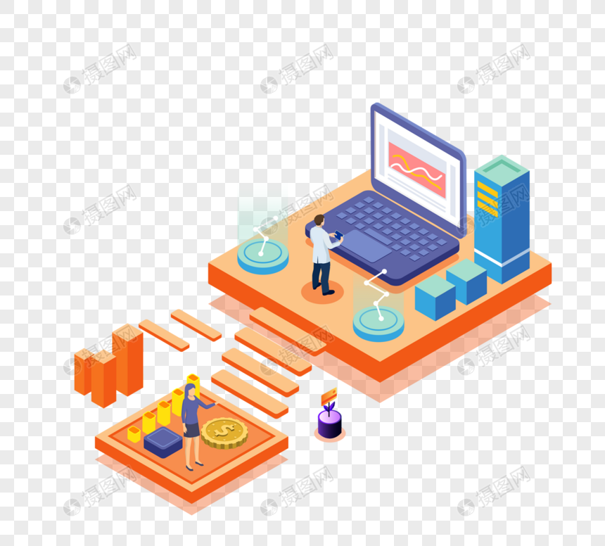 创意立体团队合作ppt配图元素素材下载-正版素材401827785-摄图网