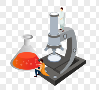 卡通显微镜图片_卡通显微镜素材_卡通显微镜高清图片_摄图网图片下载