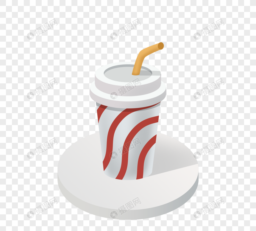 饮料主题微立体icon元素素材下载-正版素材401840044-摄图网