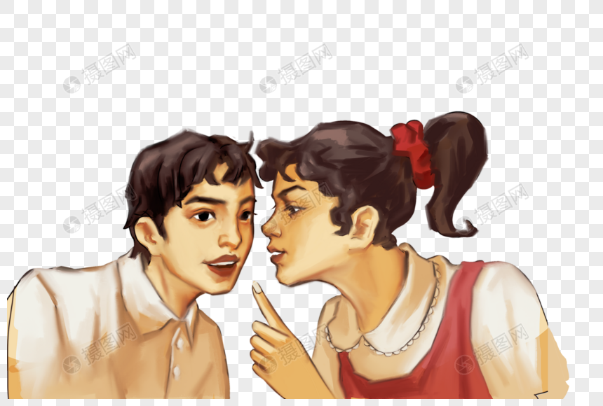 说悄悄话元素素材下载-正版素材401917933-摄图网