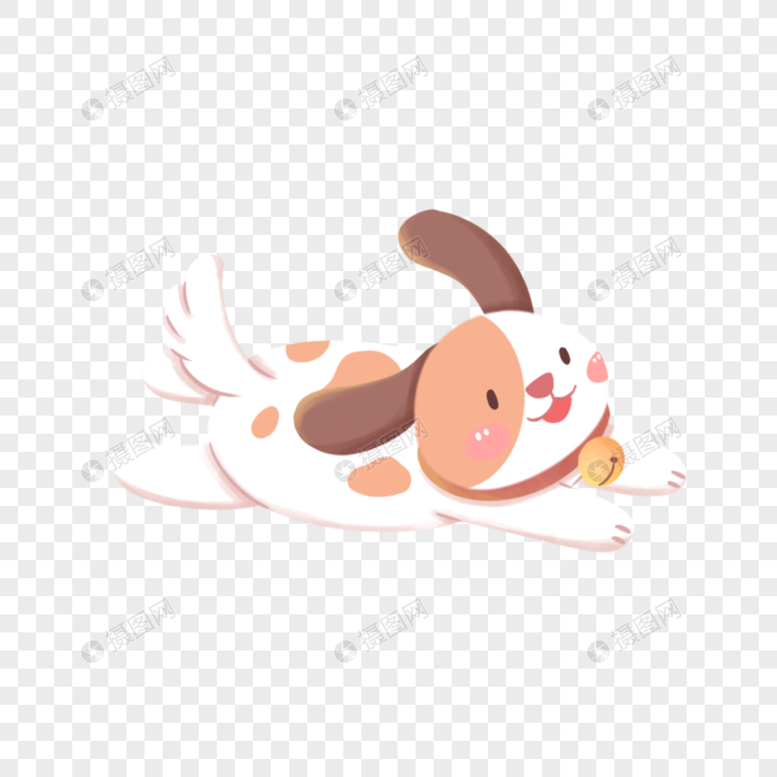 奔跑的小狗元素素材下载-正版素材401962672-摄图网