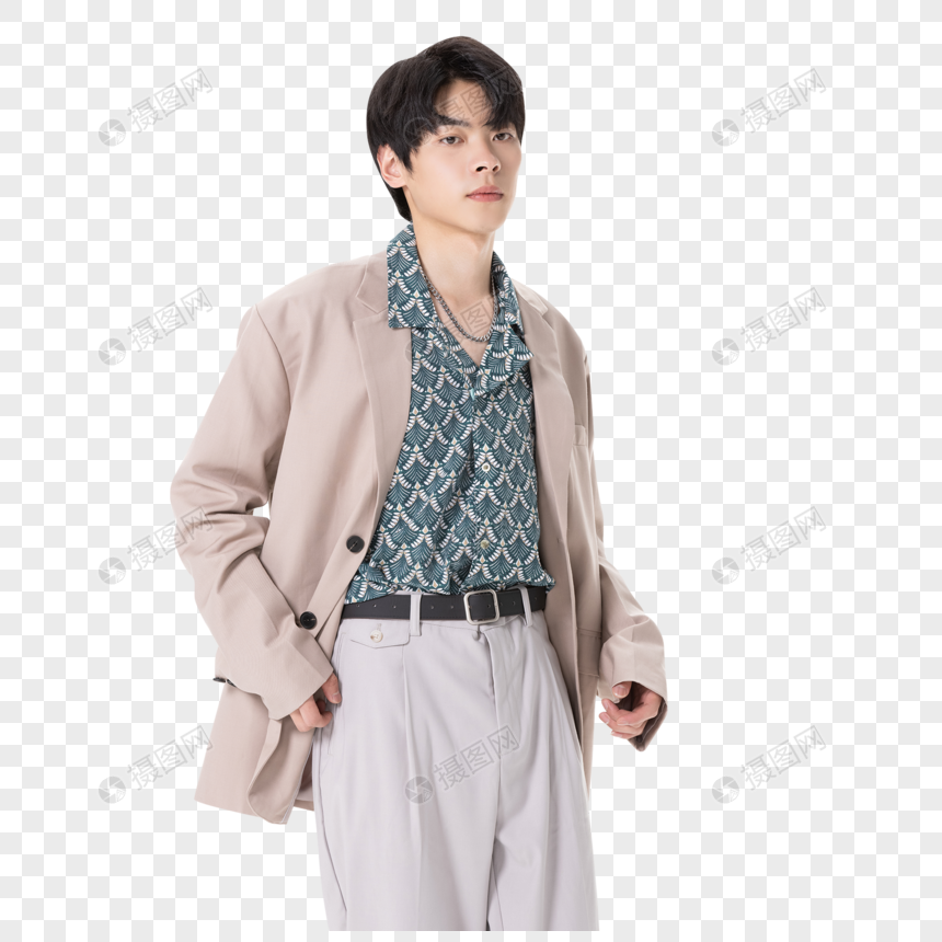 帅气的年轻男性元素素材下载-正版素材402005465-摄图网