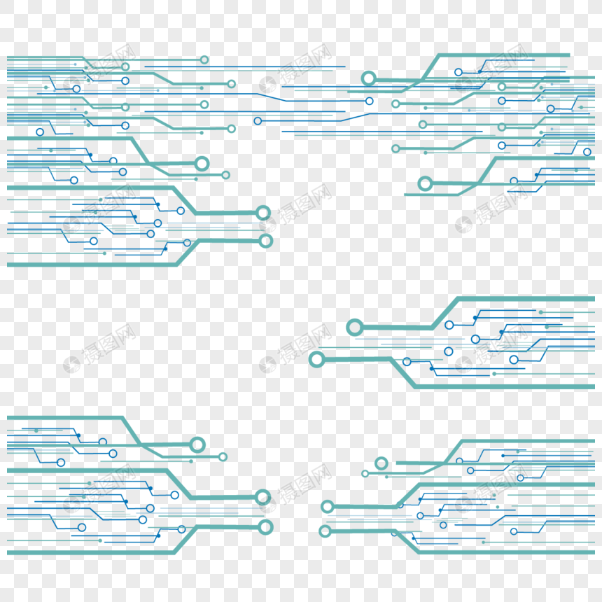 矢量电路芯片纹理背景免费下载元素素材下载-正版素材402034804-摄图网
