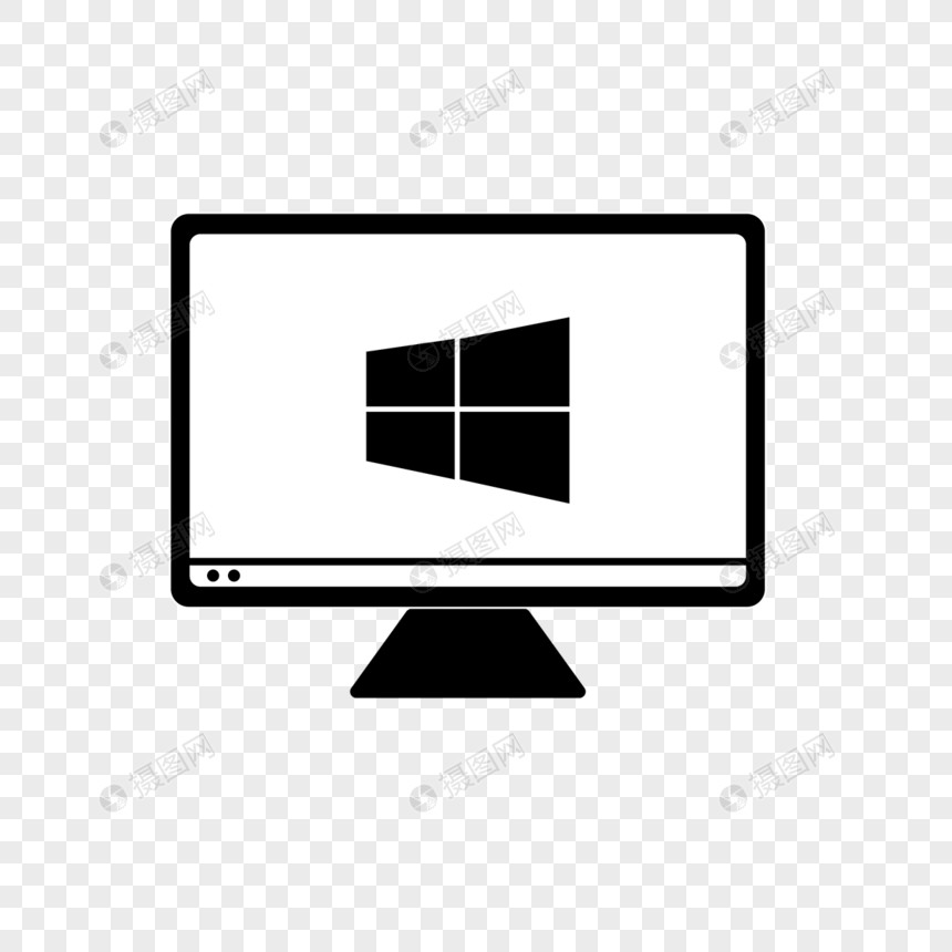 台式电脑图标元素素材下载-正版素材402049904-摄图网