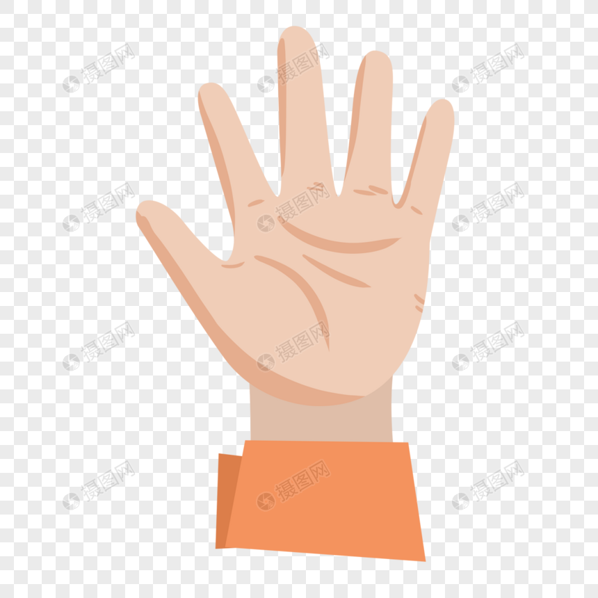 可爱卡通手掌手指木偶戏动物元素素材下载-正版素材402054663-摄图网