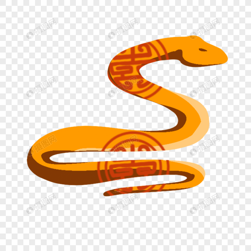 新年窗户纸十二生肖贴画蛇元素素材下载-正版素材402064565-摄图网