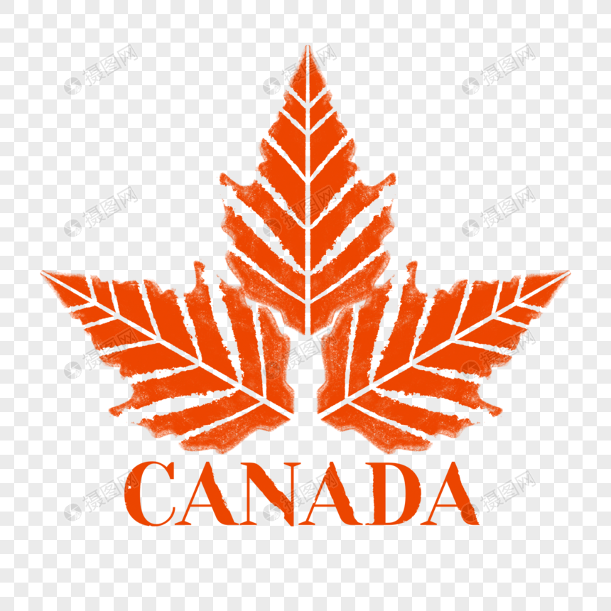 加拿大红色标志元素素材下载-正版素材402067632-摄图网