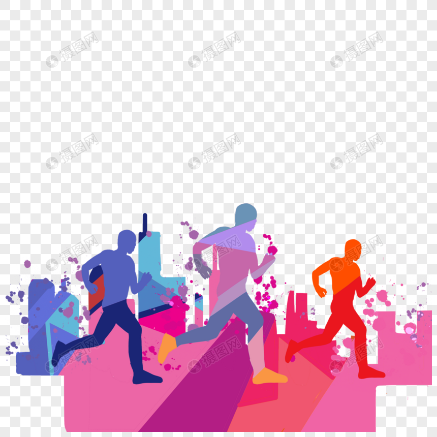 奔跑元素素材下载-正版素材402079293-摄图网