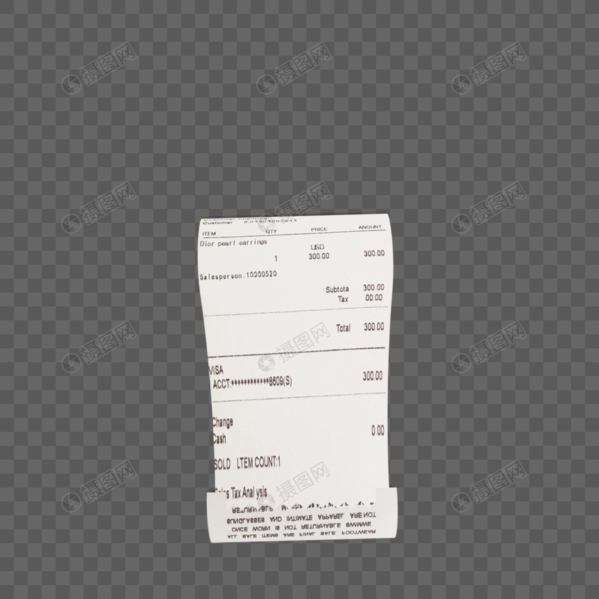 3d发黄的纸质账单元素素材下载-正版素材402081013-摄图网