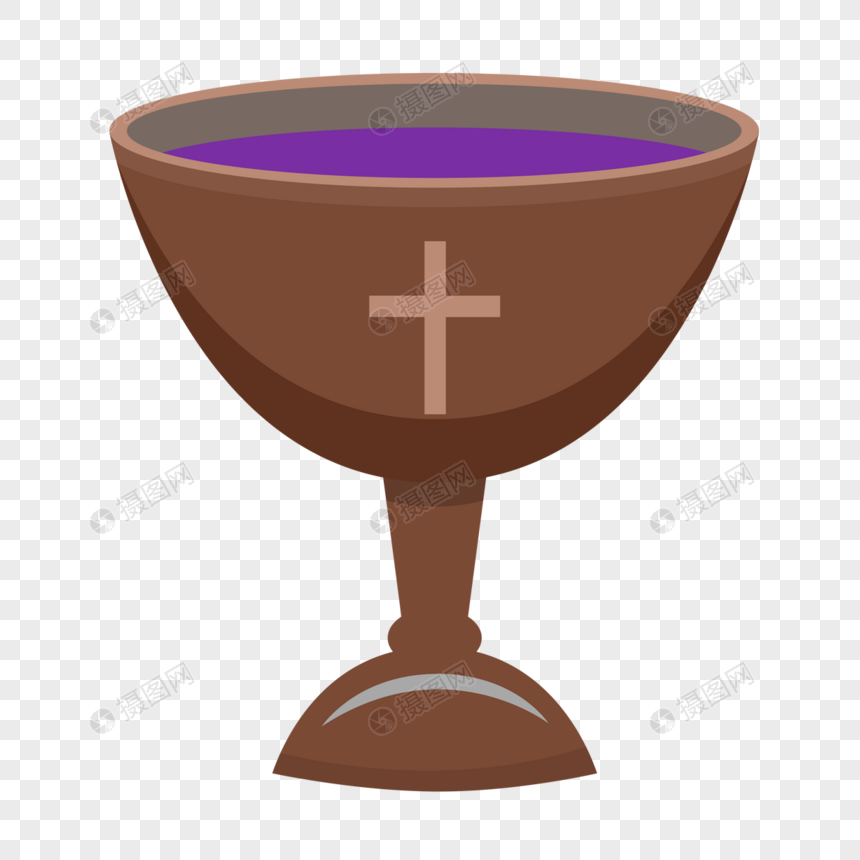 濯足节圣餐棕色圣杯图形元素素材下载-正版素材402112148-摄图网