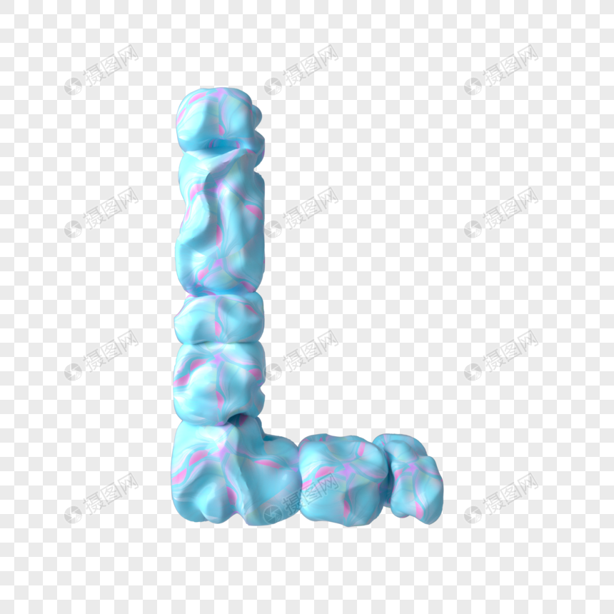 渐变流彩立体字母L元素素材下载-正版素材402169264-摄图网