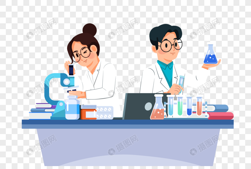 科研人员元素素材下载-正版素材402174187-摄图网