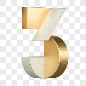 3DC4D立体数字2金属金色大理石元素素材下载-正版素材402431784-摄图网