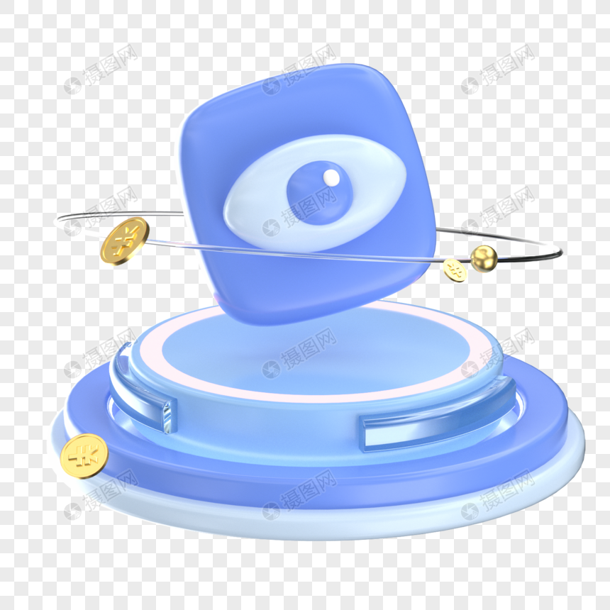 3D金融市场监管图标元素素材下载-正版素材402475152-摄图网