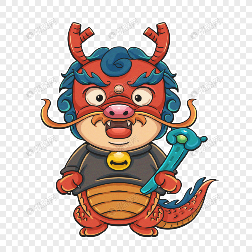 卡通龙元素素材下载-正版素材402513586-摄图网