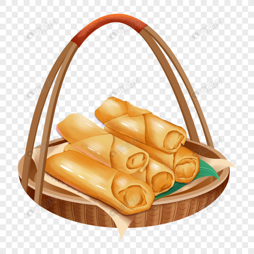 春卷元素素材下载-正版素材402544275-摄图网